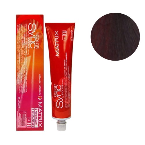 Farba do włosów Matrix sync color numer 4rv 90 ml - Allepaznokcie