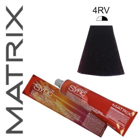 Farba do włosów Matrix sync color numer 4rv 90 ml - Allepaznokcie